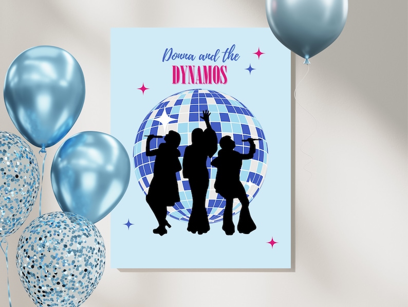 MAMMA MIA Inspired Printable Party Posters, Digital Printable A3 ...