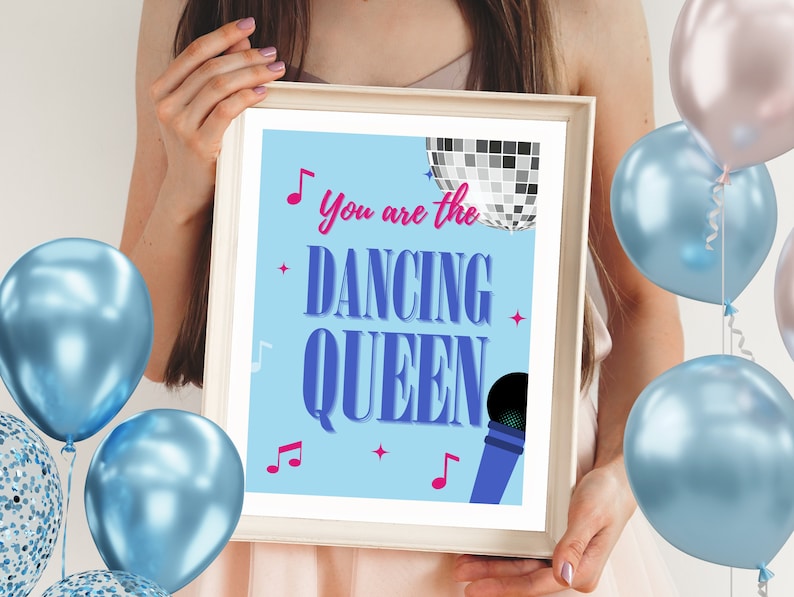 MAMMA MIA Inspired Printable Party Posters, Digital Printable A3 ...