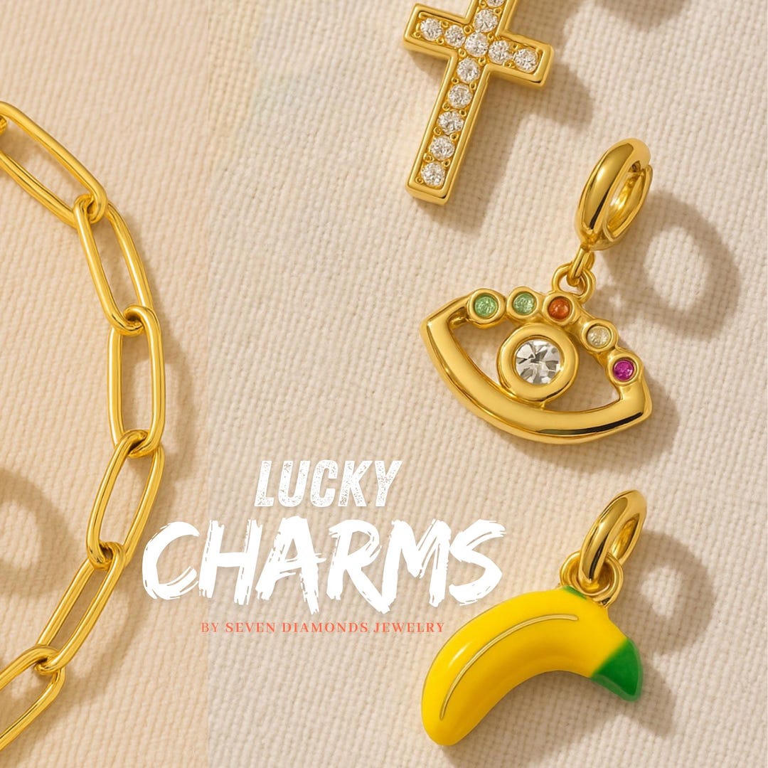 Charm Pendant - DIY Charm Bracelet With Small Charms, Design Your Own ...