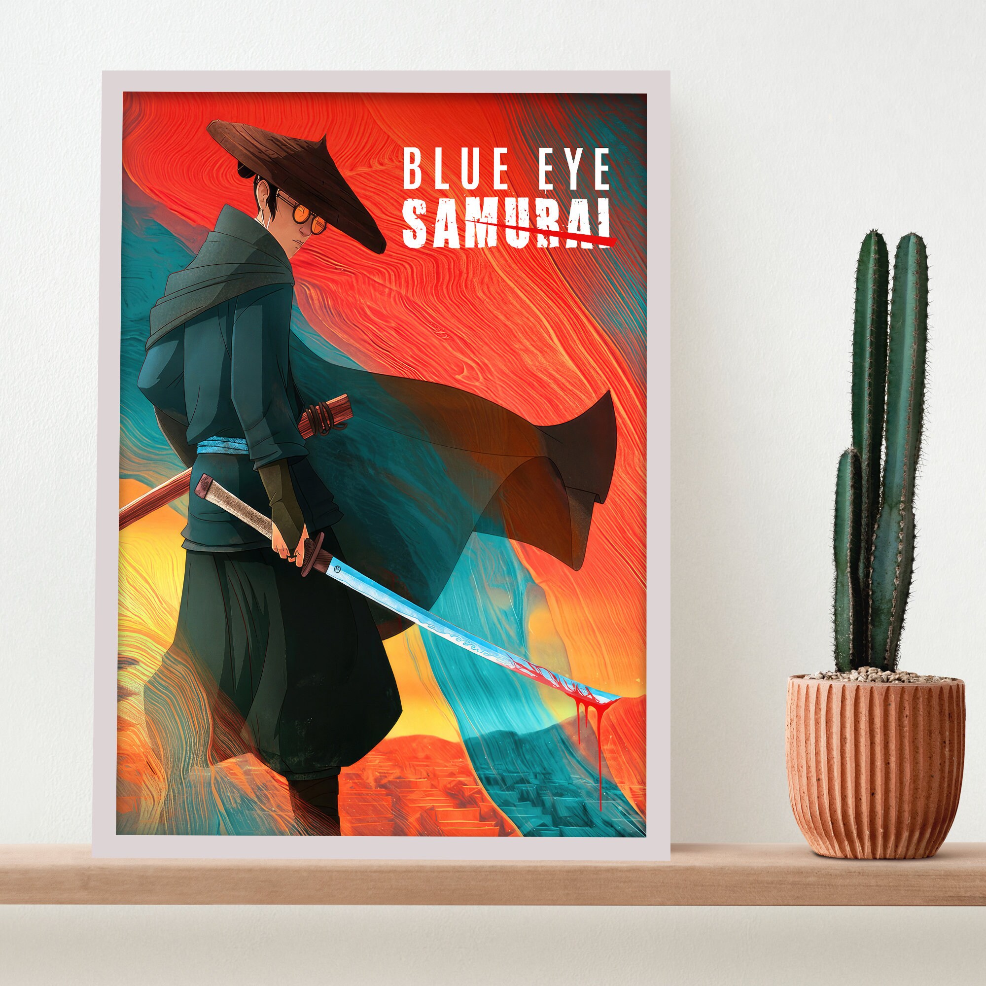Blue Eye Samurai Tv Series High Resolution Poster sold by Splintered ...