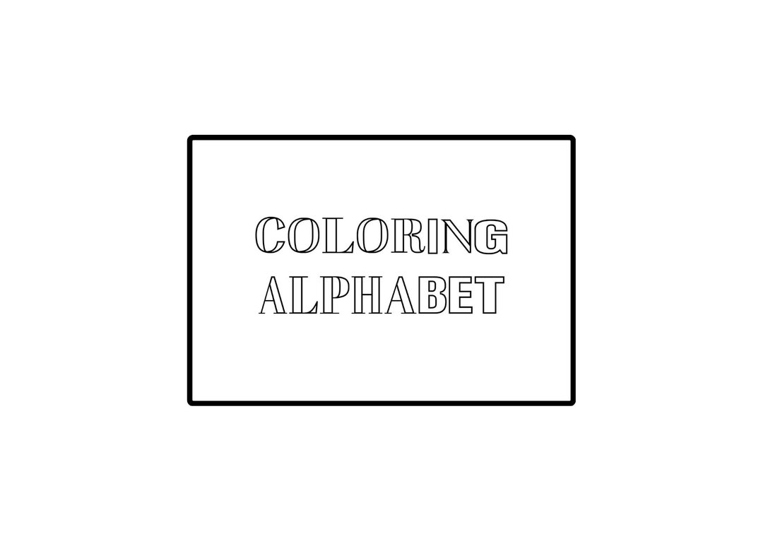 ABC Uppercase and Lowercase Letters Coloring Alphabet Coloring Letters ...