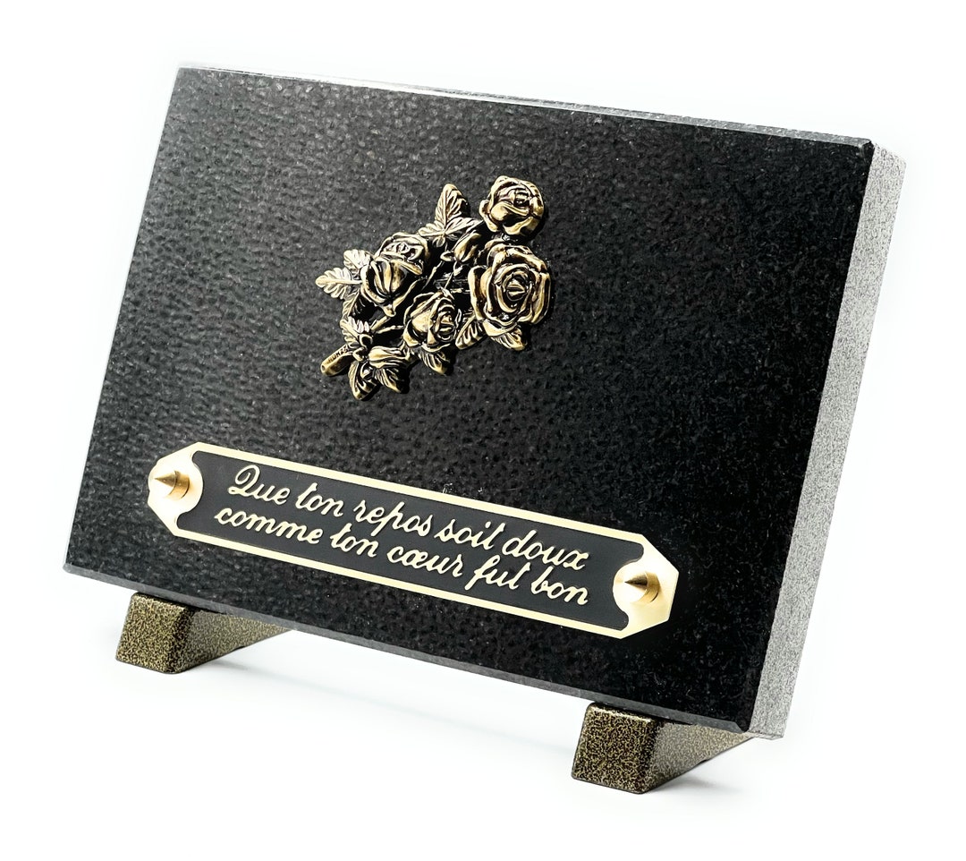 Eternal Love Funeral Plaque Tombstone Memorial Plaque Granite Funeral ...