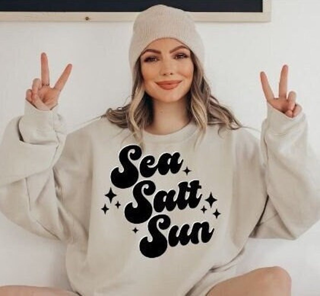 Sea Salt Sun SVG PNG Retro Bachelorette Beach Vacation Png Digital ...