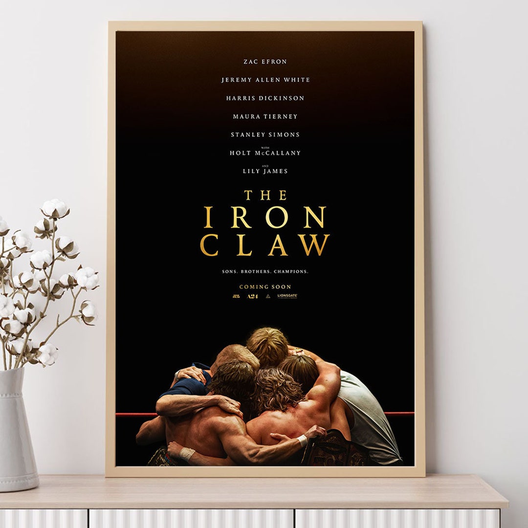 The Iron Claw--movie Poster, Art Prints, Home Decor,wall Art,canvas ...