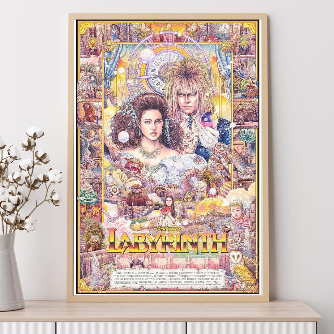 Labyrinth (1986)--movie Poster, Art Prints, Home Decor,wall Art,canvas ...