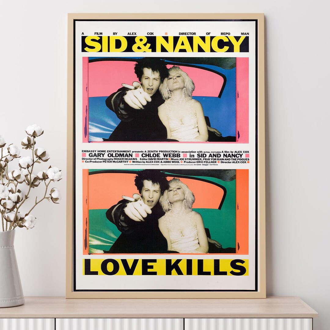 Sid and Nancy--movie Poster, Art Prints, Home Decor,wall Art,canvas ...