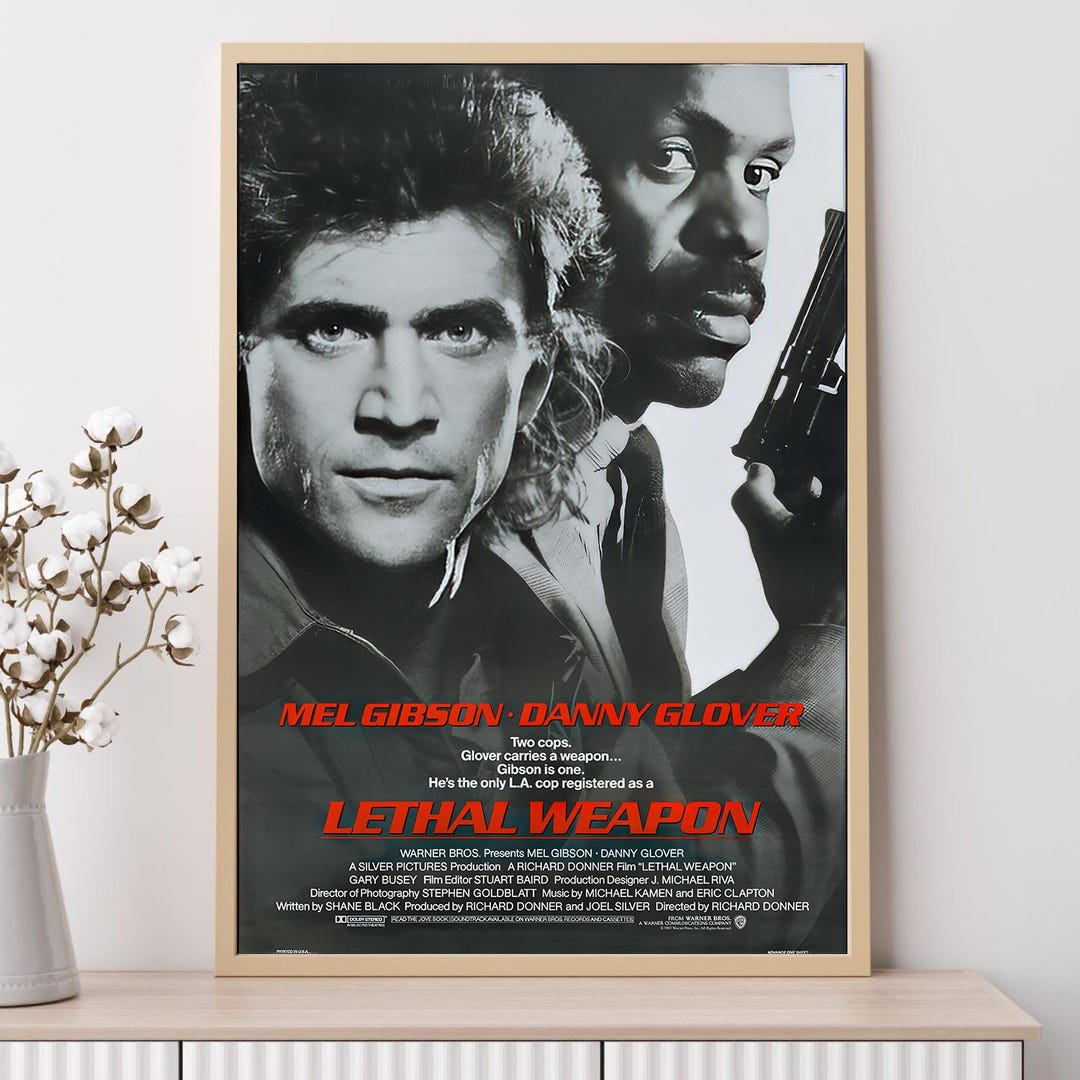 Lethal Weapon (1987)--movie Poster, Art Prints, Home Decor,wall Art ...