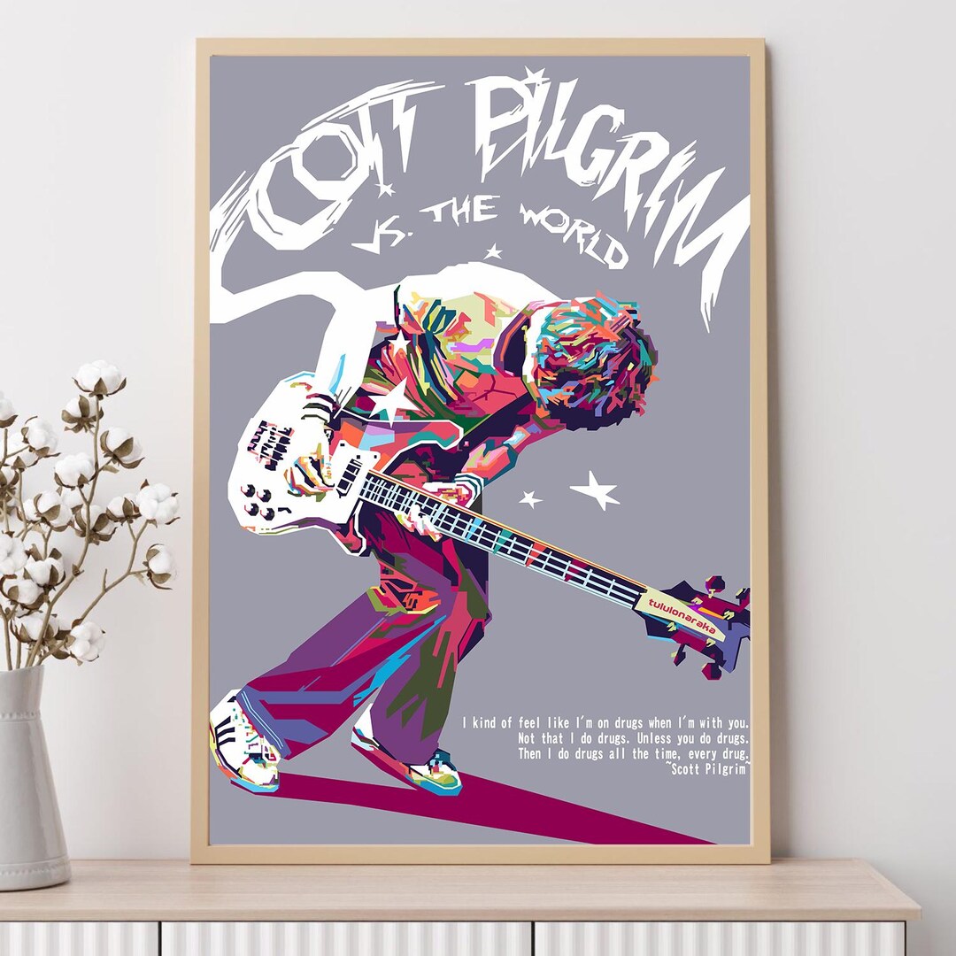 Scott Pilgrim--movie Poster, Art Prints, Home Decor,wall Art,canvas ...