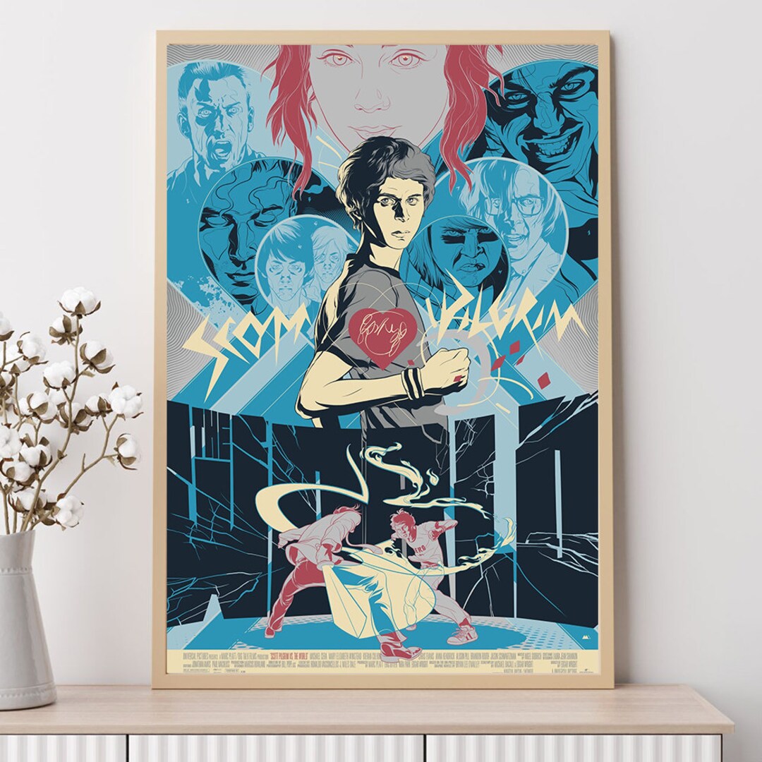 Scott Pilgrim Vs. the World--movie Poster, Art Prints, Home Decor,wall ...