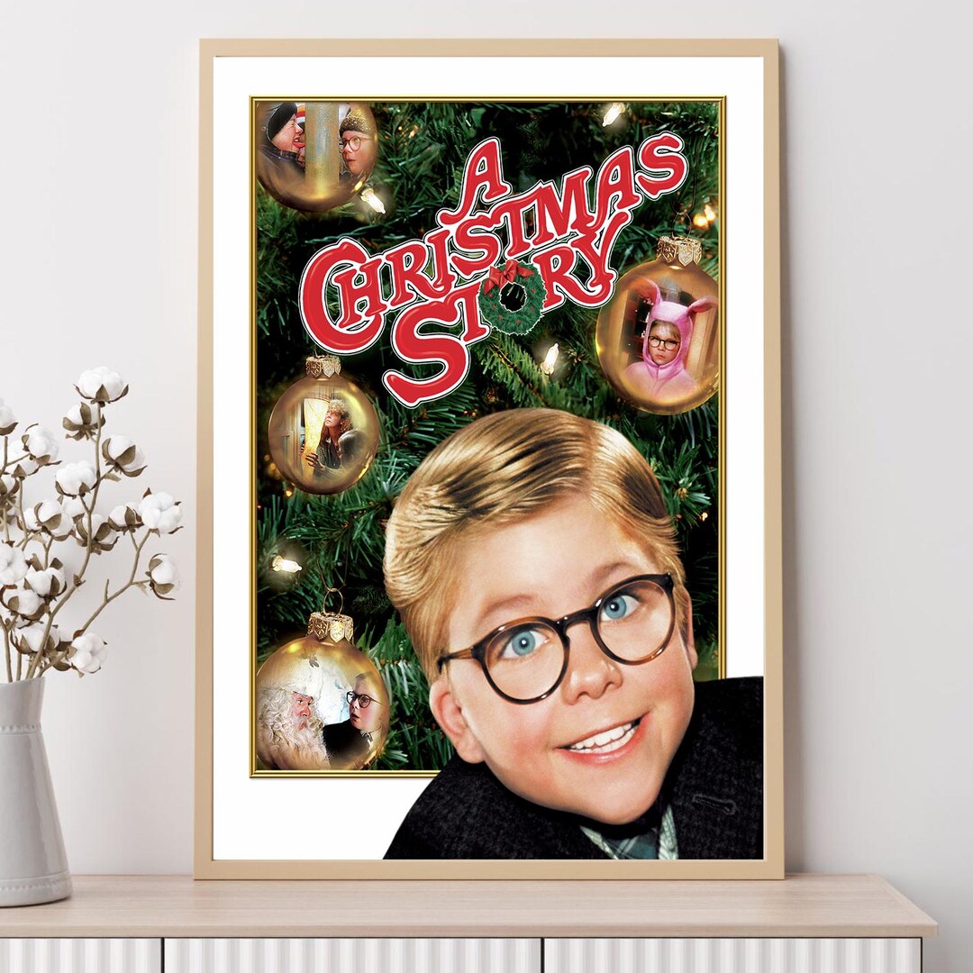 A Christmas Story--movie Poster, Art Prints, Home Decor,wall Art,canvas ...