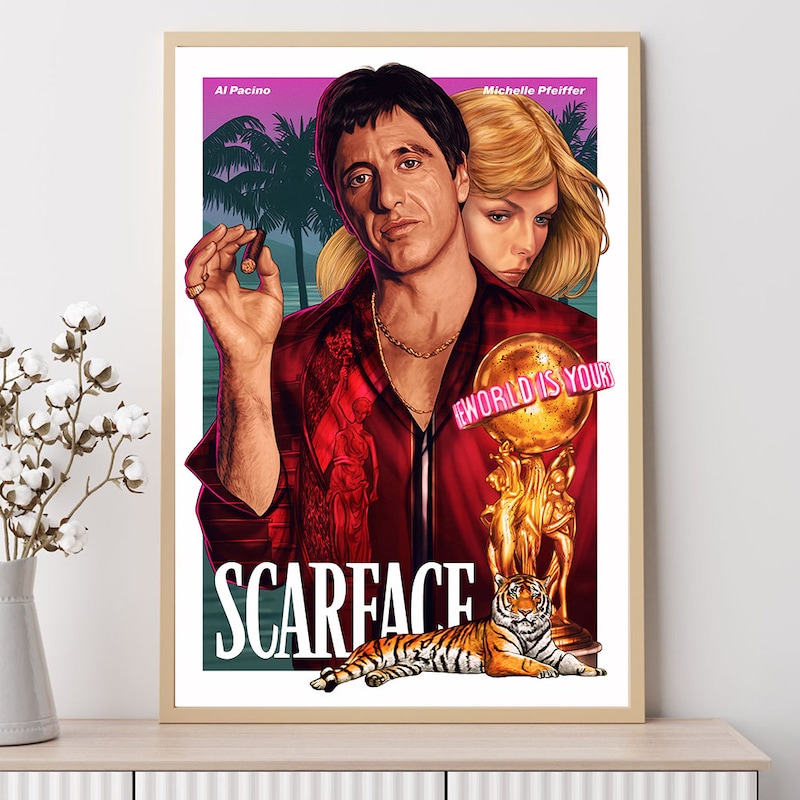 Scarface Canvas Wall Art - Etsy