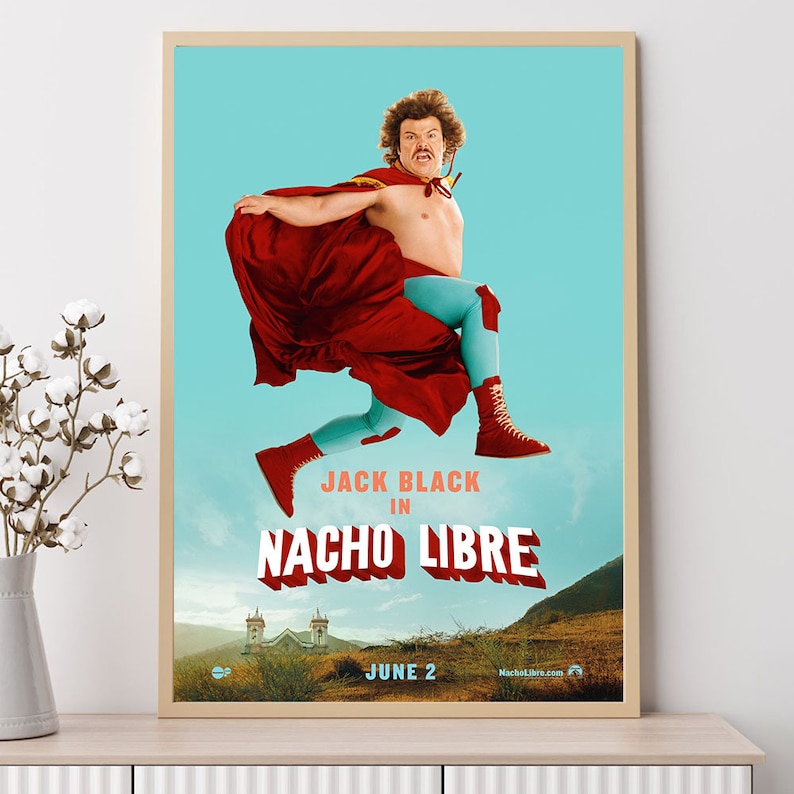 Nacho Libre (2006)--movie Poster, Art Prints, Home Decor,wall Art ...