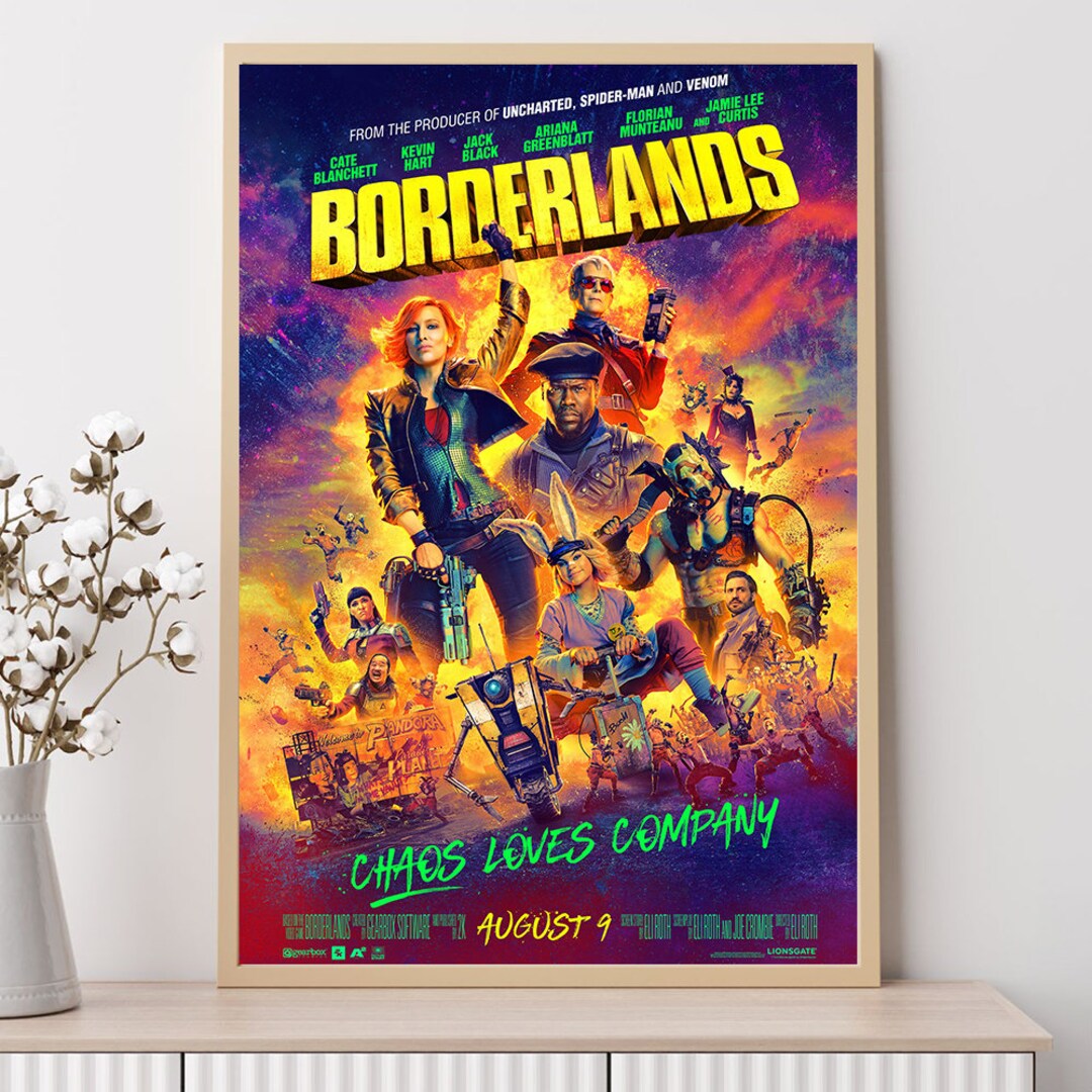 Borderlands 2024movie Poster, Art Prints, Home Decor,wall Art,canvas ...