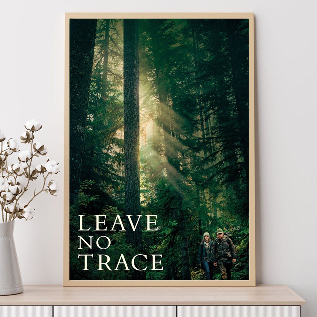 Leave No Trace--movie Poster, Art Prints, Home Decor,wall Art,canvas ...