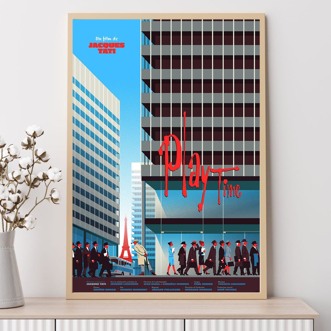 Playtime--movie Poster, Art Prints, Home Decor,wall Art,canvas Poster ...