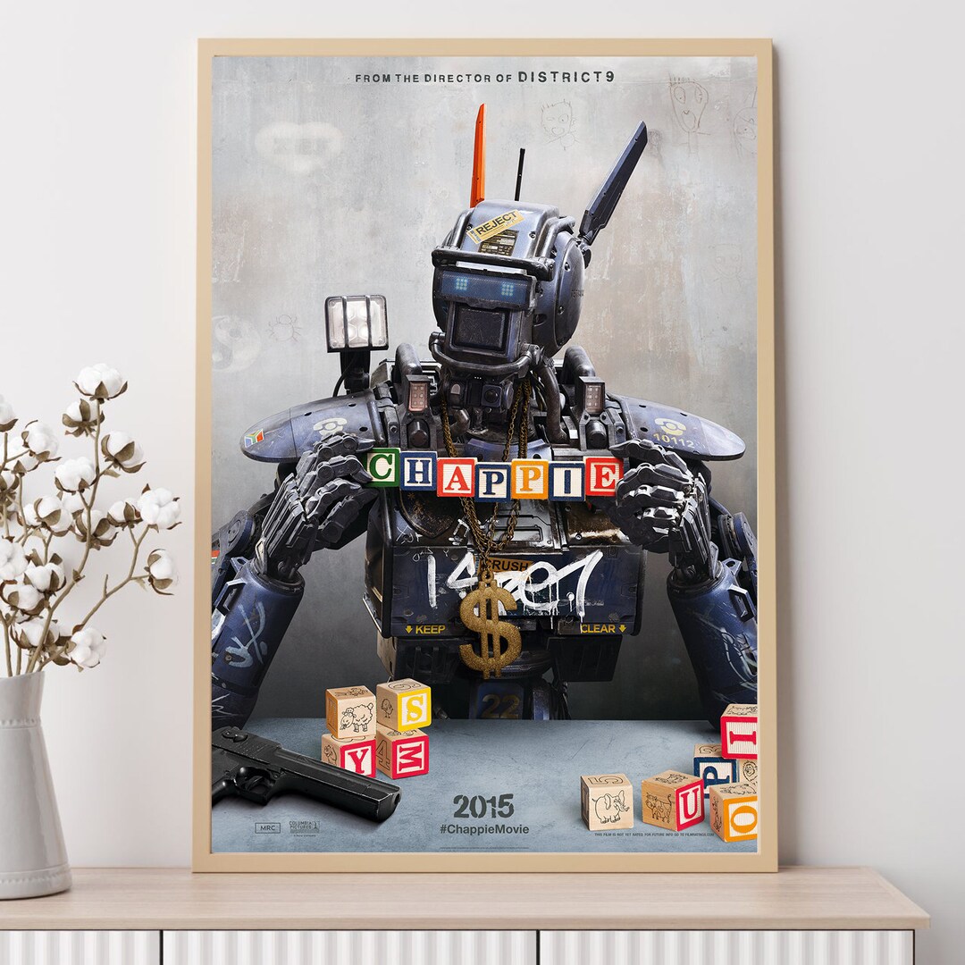 Chappie--movie Poster, Art Prints, Home Decor,wall Art,canvas Poster ...