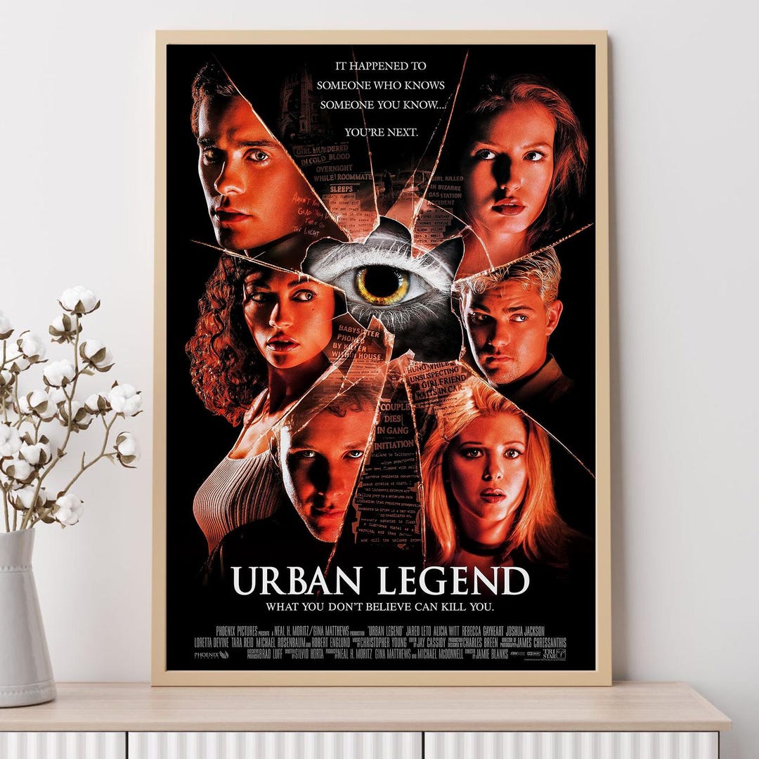 Urban Legend (1998)--movie Poster, Art Prints, Home Decor,wall Art ...