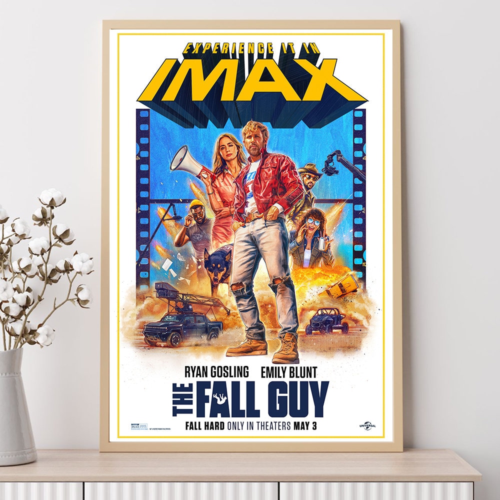 The Fall Guy 2024movie Poster, Art Prints, Home Decor,wall Art,canvas ...