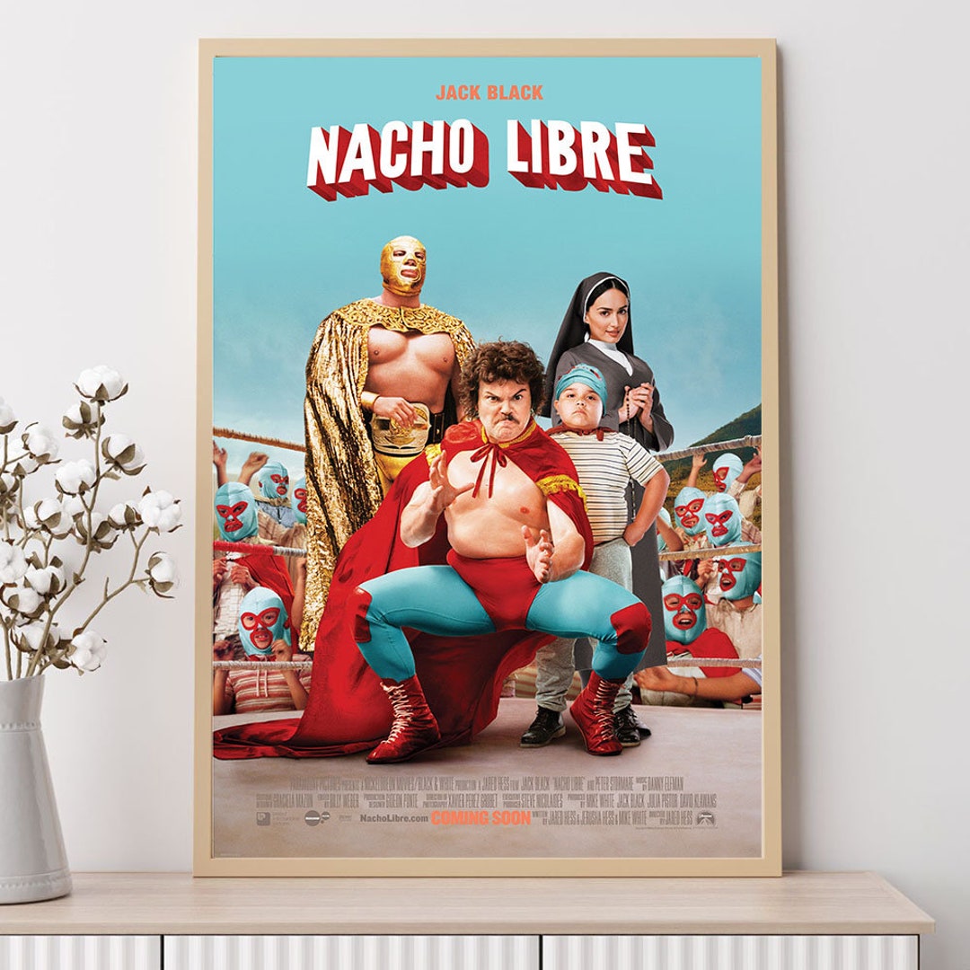 Nacho Libre (2006)--movie Poster, Art Prints, Home Decor,wall Art ...