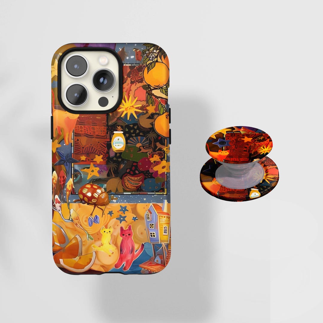 Retro Whimsy Artistic Collage Phone Cases,star Case,cat Aesthetic ...