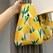Knitted Bucket Bag, Checkerboard Bag, Stripe Bag, Minimalist Sling Bag ...