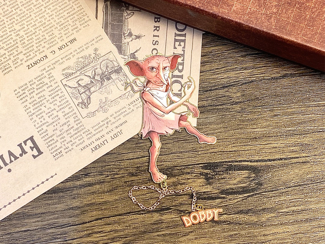 Harry Potter Dobby Bookmark Harry Potter Metal Bookmark Metal Bookmarks ...