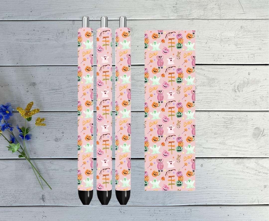 Halloween Ghost Pen Wrap PNG Only - Etsy
