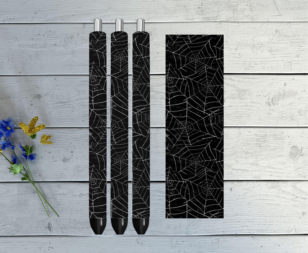 Halloween Spiderweb Pen Wrap - PNG Only - Etsy