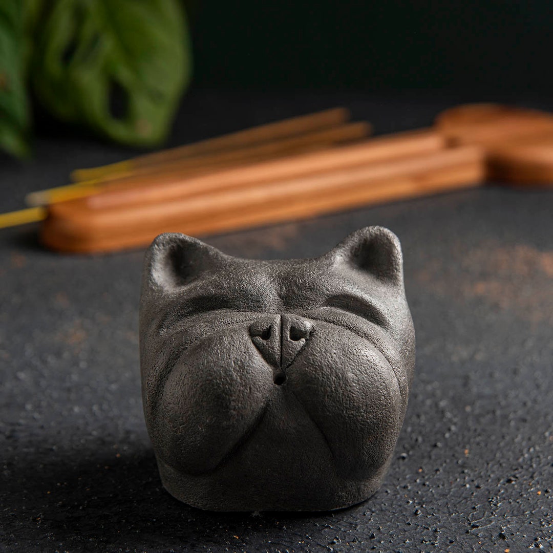Ceramic Dog Incense Burner,handmade Incense,incense Stick Holder,home ...