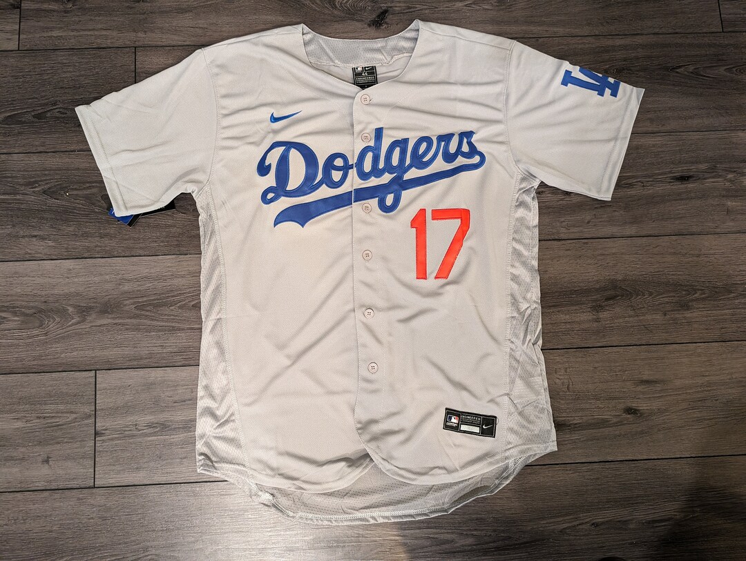 Shohei Ohtani 17 Los Angeles Dodgers 2024 Grey Gray Jersey - Etsy