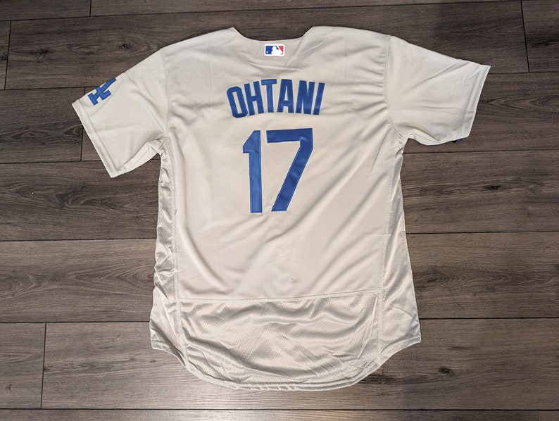Shohei Ohtani 17 Los Angeles Dodgers 2024 Grey Gray Jersey - Etsy