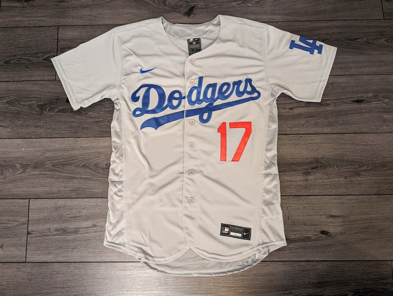 Shohei Ohtani 17 Los Angeles Dodgers 2024 Grey Gray Jersey - Etsy
