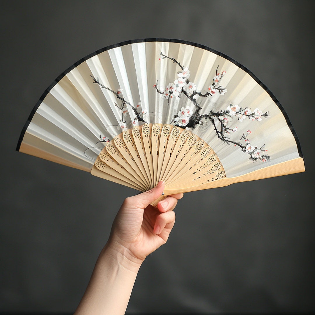 Enchanting Hand Painted Fan - Etsy