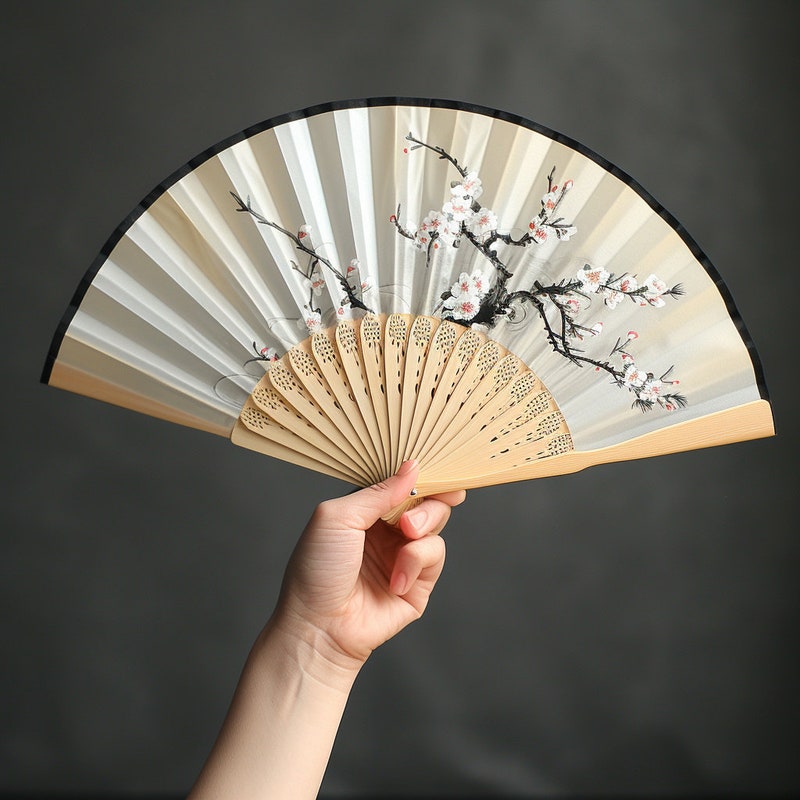 Hand Painted Fan - Etsy