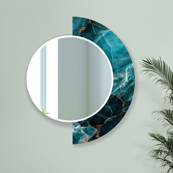 Half Circle Mirror - Etsy