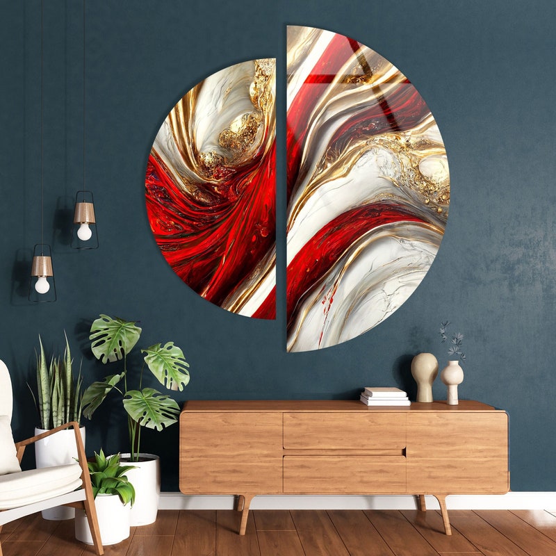 Round Wall Art - Etsy