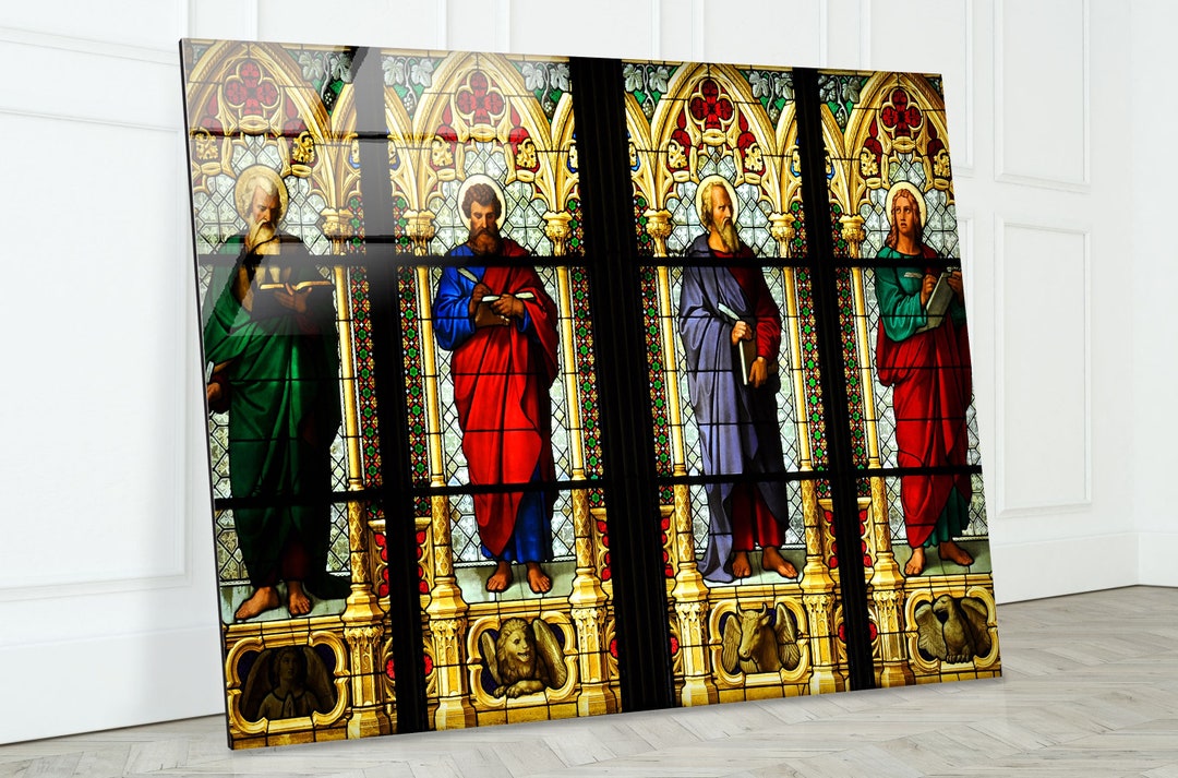 Tempered Glass Wall Art-cross Glass Printing Art-cross Wall Art Jesus ...