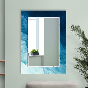Blue Mirror - Etsy