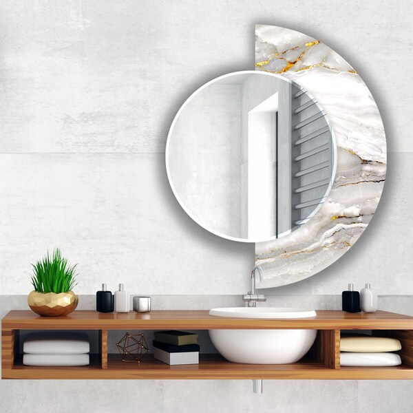 Half Circle Mirror - Etsy