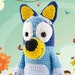 Bluey Crochet Pattern, Crochet, Bluey Crochet Pattern Pdf, Blue Heeler ...