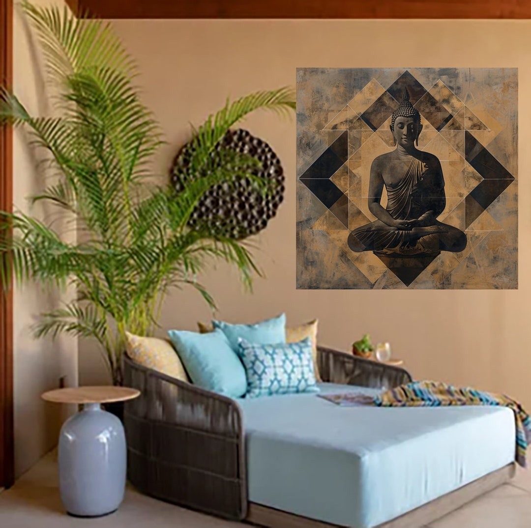 Buddha, Home Decor Buddha, Buddhist Wall Decor, Zen-inspired Artwork ...