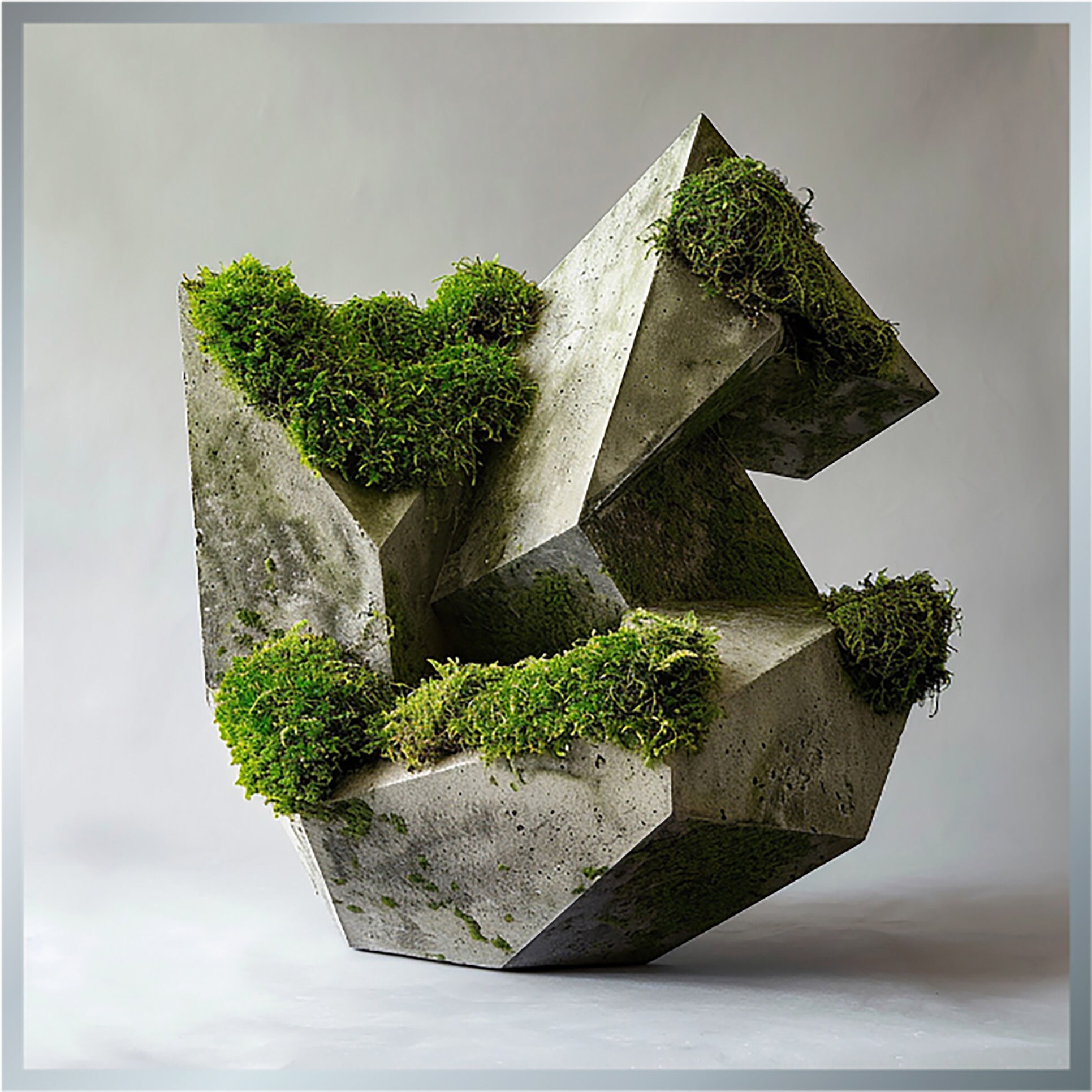 Moss Inspired Wall Art, Wall Art Moss, Moss Art Wall Decor, Moss Wall ...