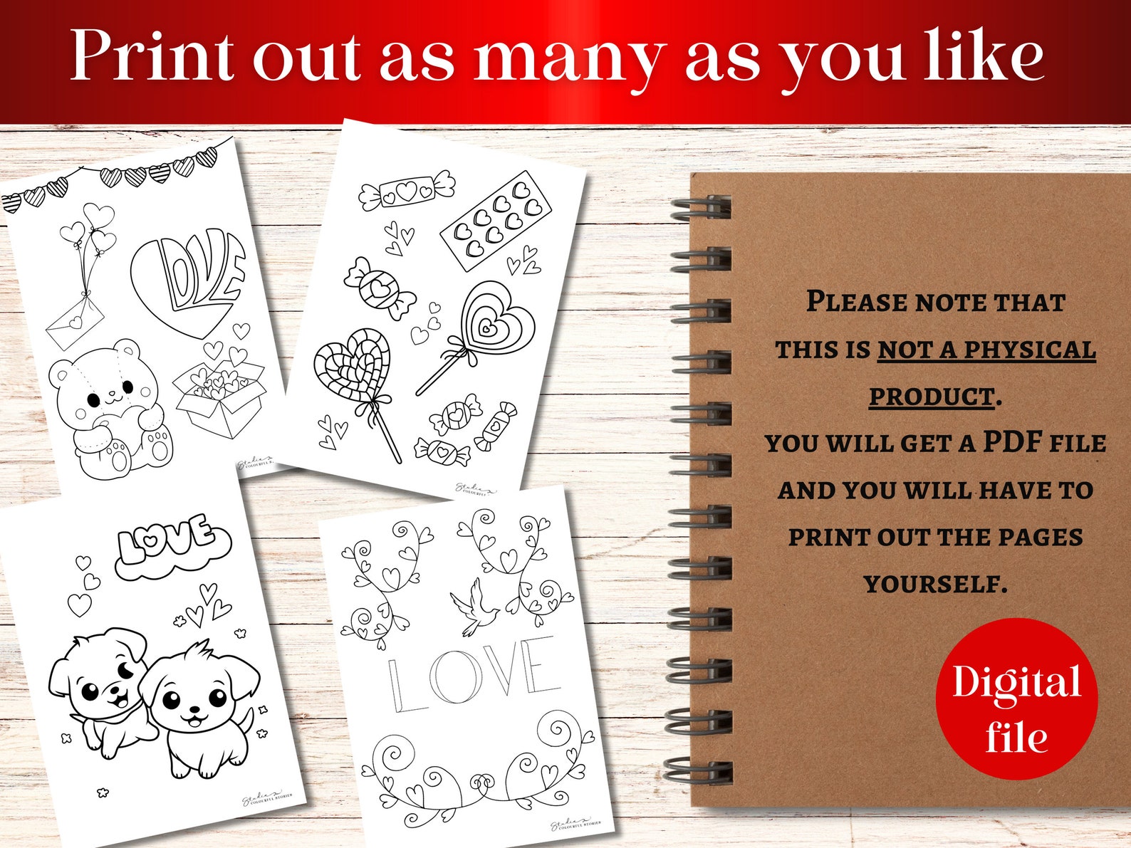 Valentines Day Colouring Sheets 20 Colouring Pages Printable Coloring ...