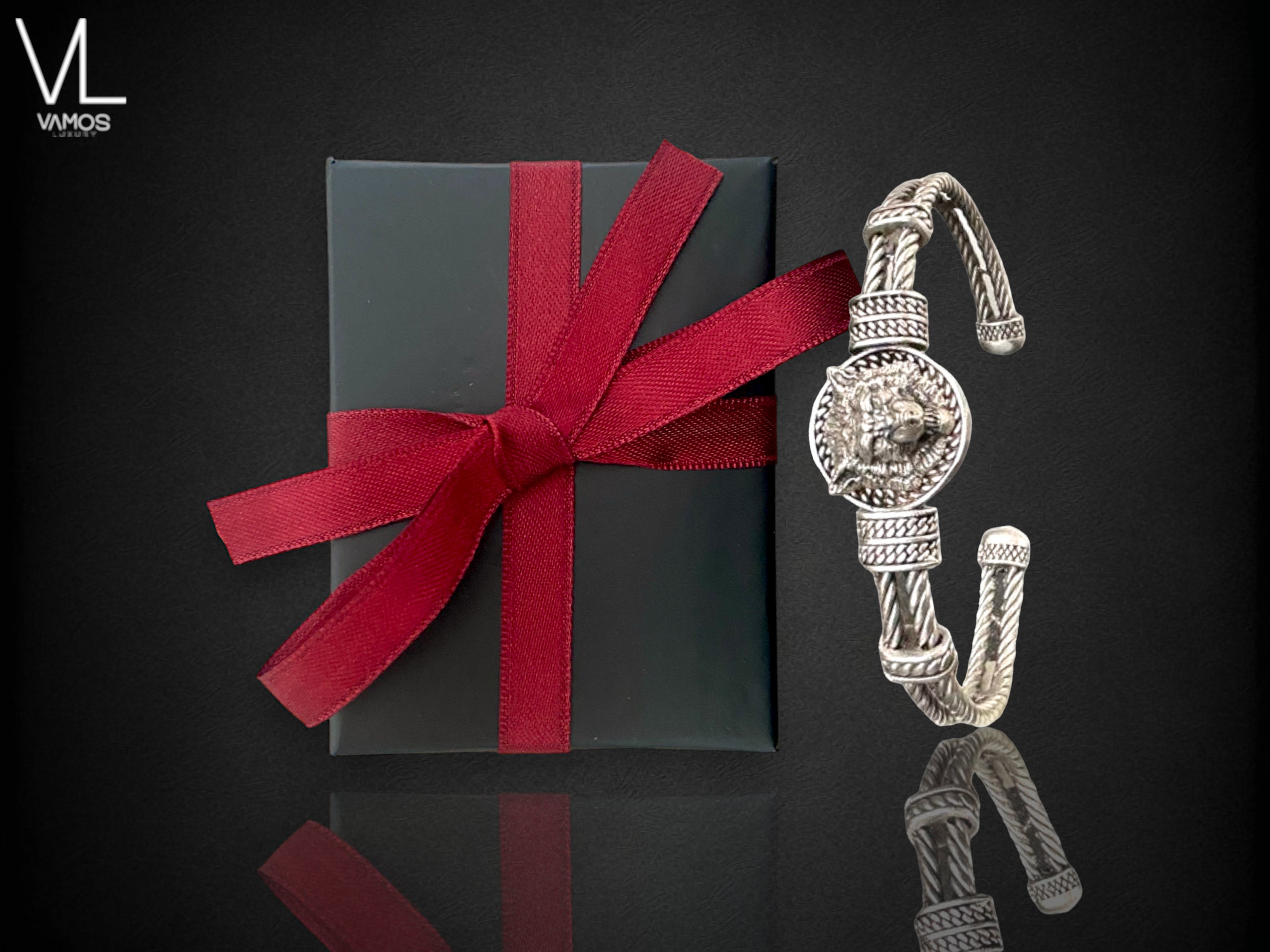 Silver Wolf Cuff Bracelet, Cool Mens Bracelet, Viking Wolf Bangle, Open ...