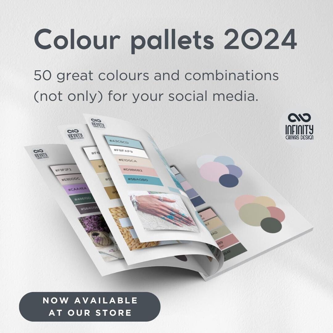 E-book Colour Pallets Inspiration 2024 - Etsy