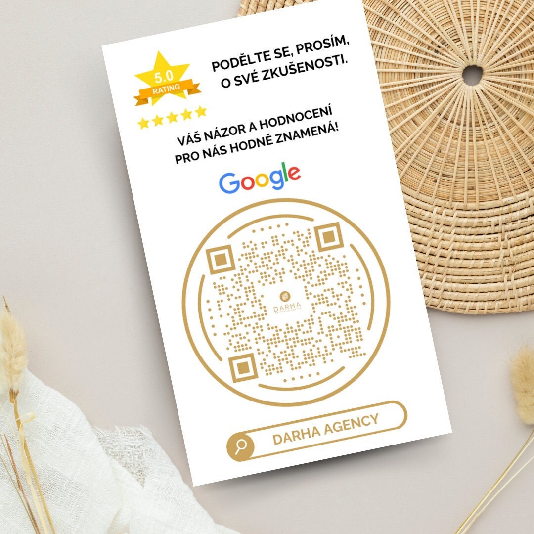 Google Review Ask Cards and Design (editable by Canva) - Etsy