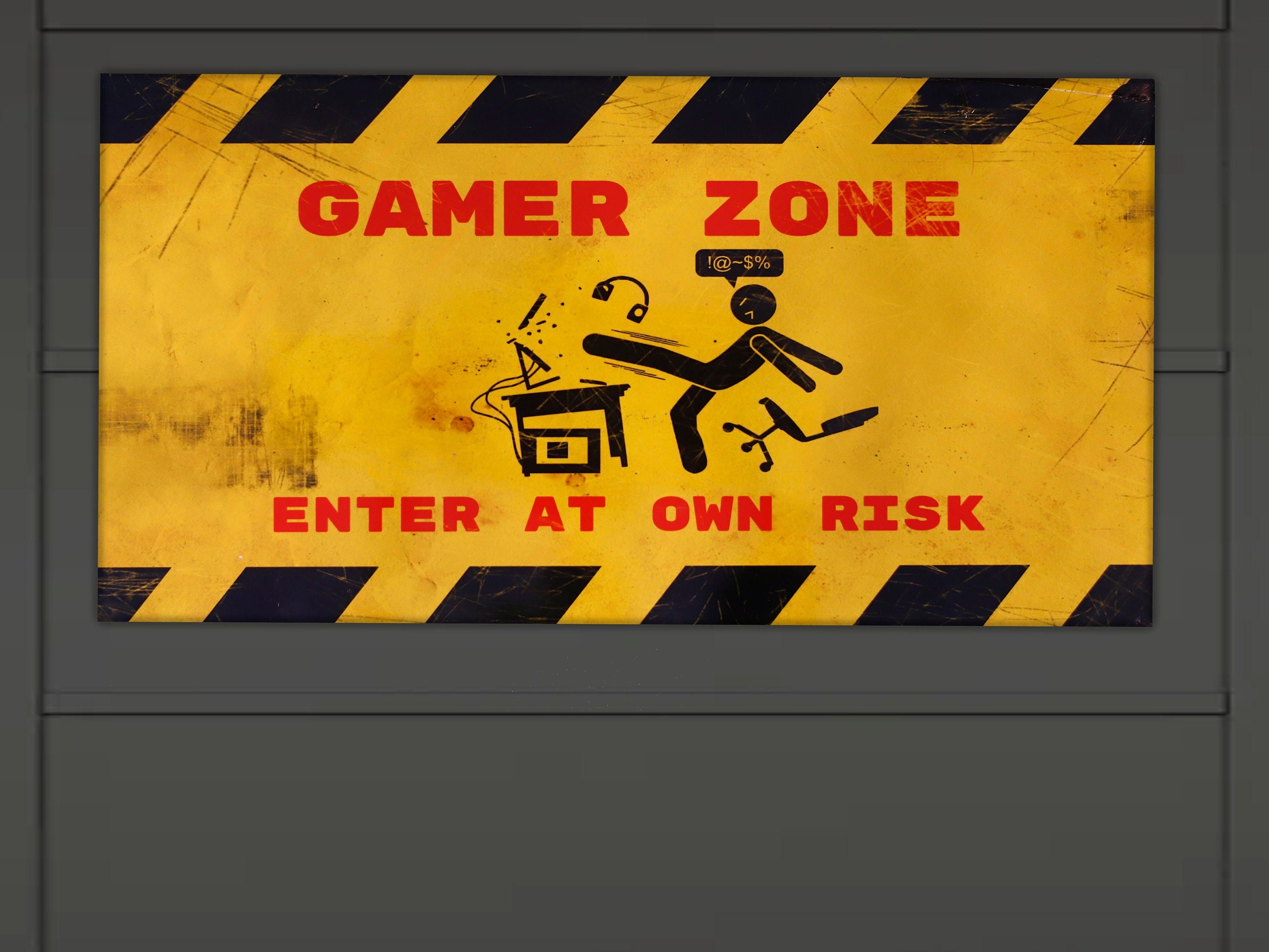 Gaming Room DND Door Sign Personalised Plaque / Sticker - Etsy