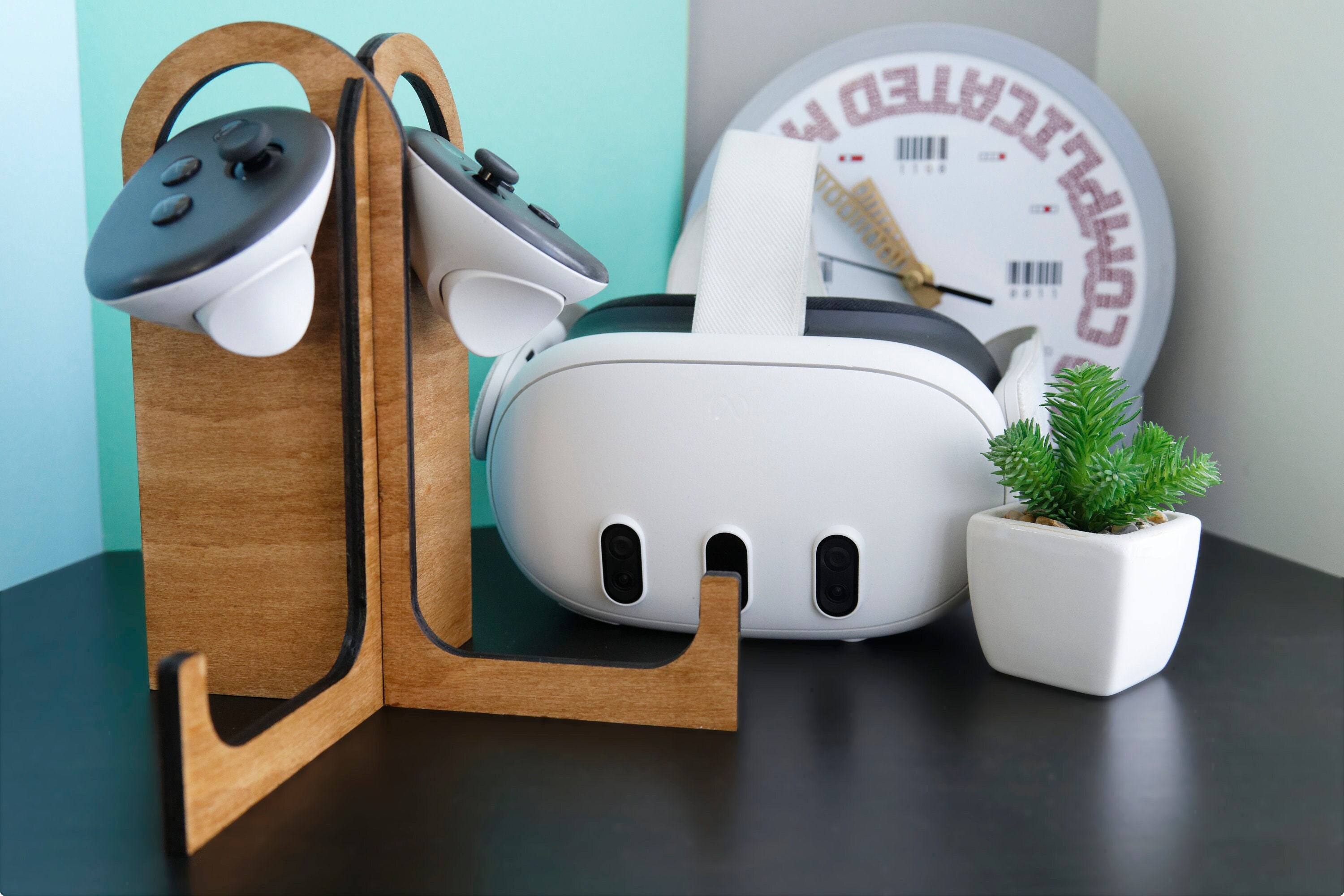 VR Stand for Meta Quest 3 - Wooden Portable Stand - Etsy
