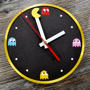 Pacman Retro Gaming Wall/desk Clock - Etsy
