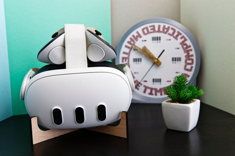 VR Stand for Meta Quest 3 - Wooden Portable Stand - Etsy